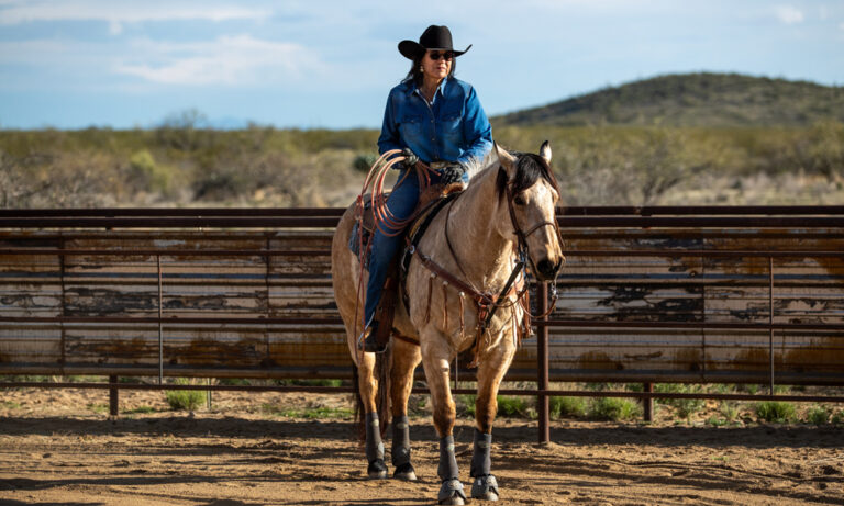 Team Roping - Art of the Cowgirl