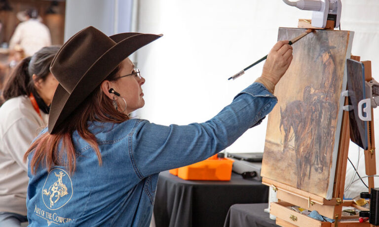 Team Roping - Art of the Cowgirl